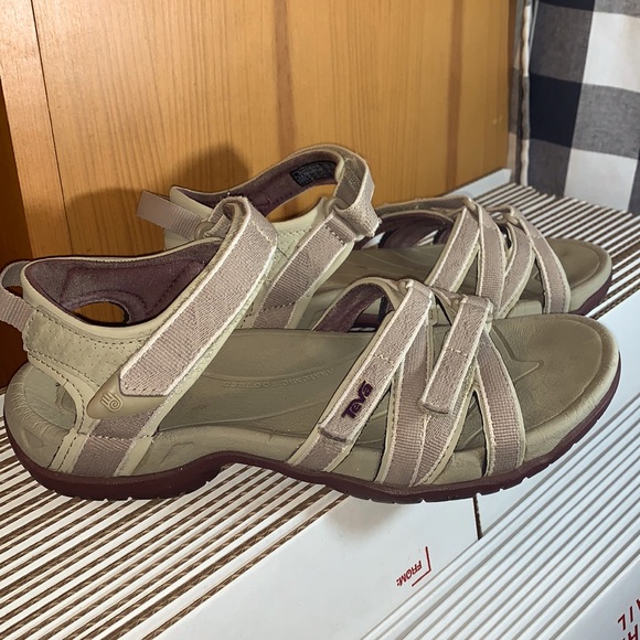Teva | Shoes | Teva Womens Tirra Tan Adjustable Strap Hiking Trail ...